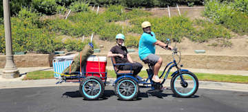 Sixthreezero EVRYjourney Electric Bike Rickshaw| ETrike With Passenger Seat