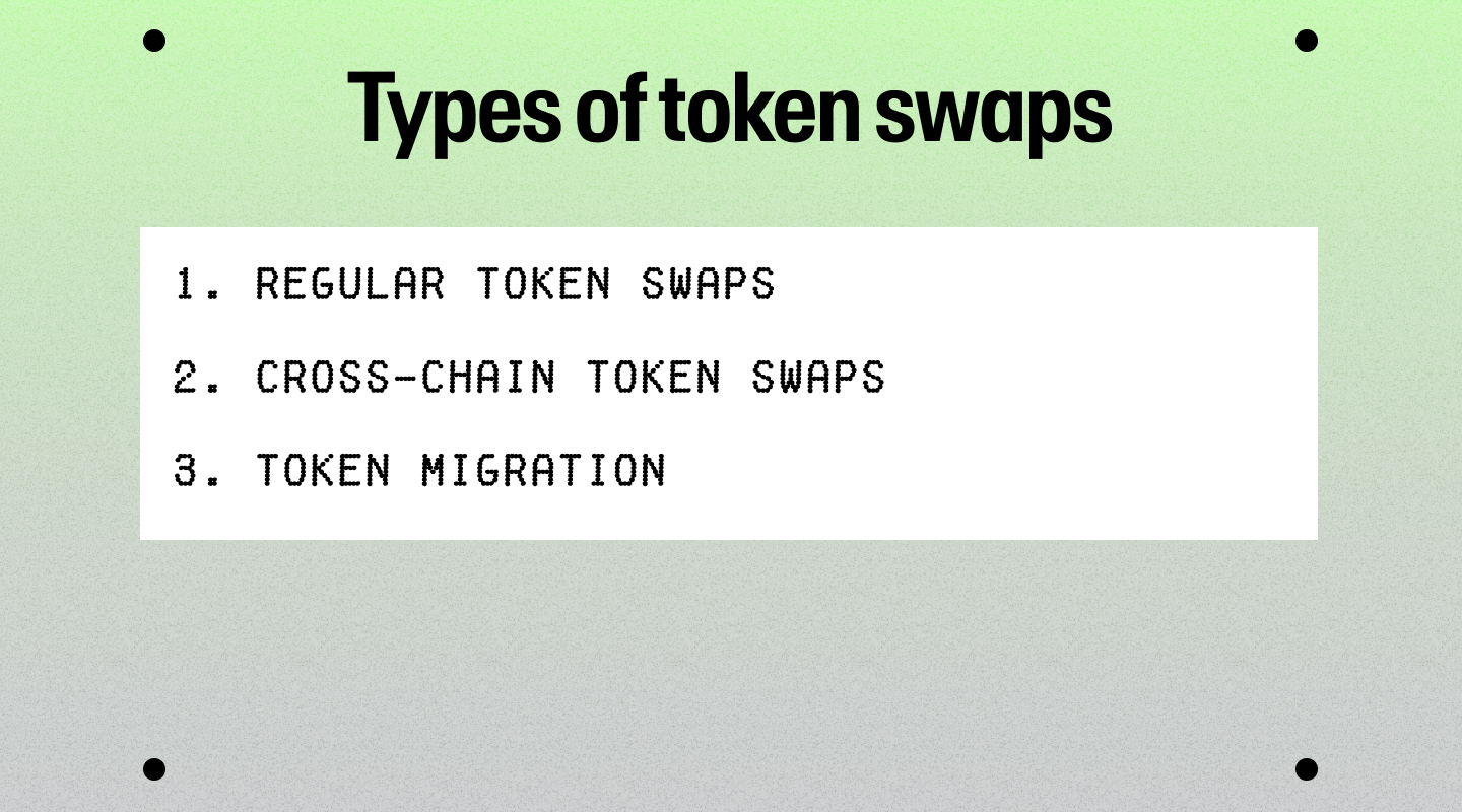 What are token swaps? - MoonPay