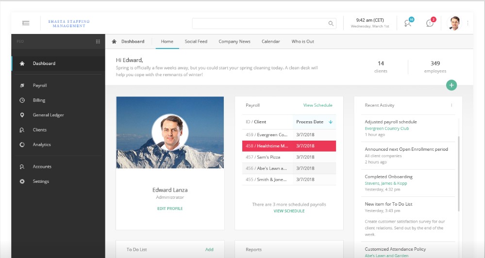 Best PEO Software - 2024 Reviews & Pricing