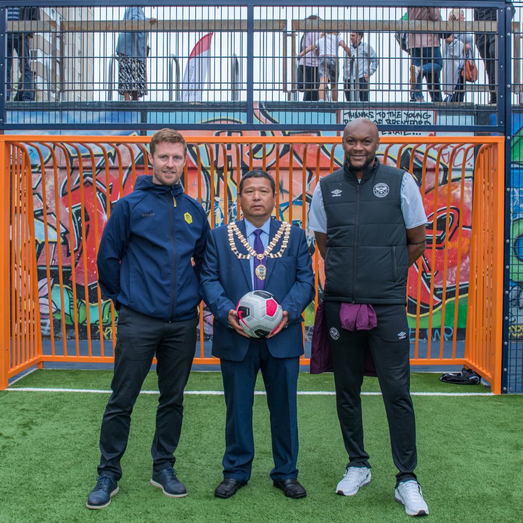 Brand new Cruyff Court launch at Brentford Towers | Brentford FC