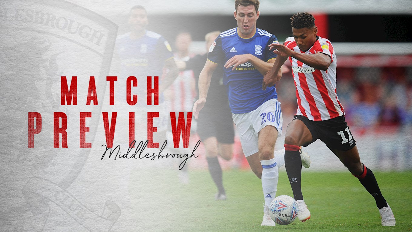 Match Preview: Middlesbrough | Brentford FC