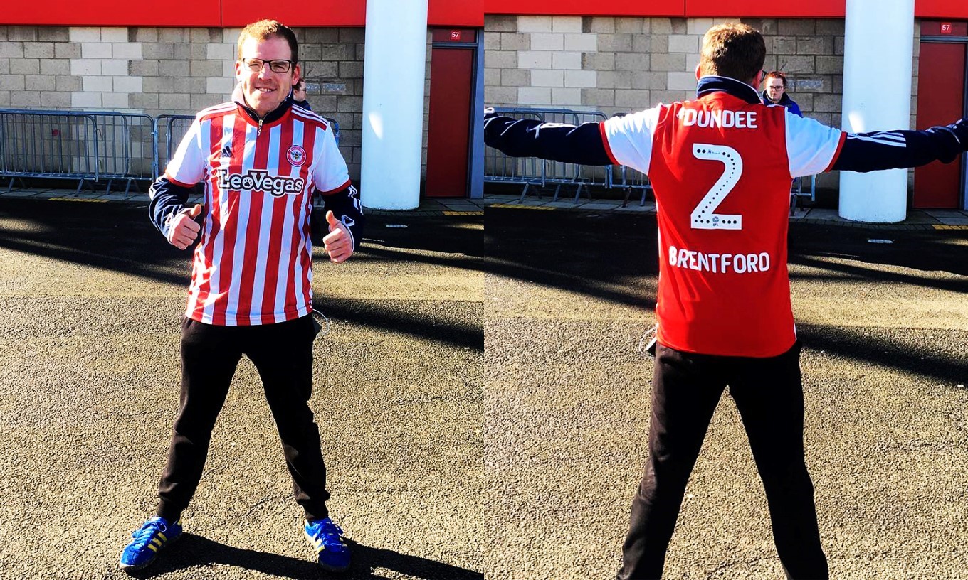 Fan cycles from Dundee to Brentford | Brentford FC