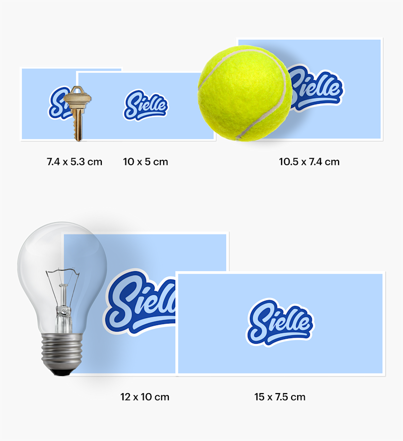 Rectangle Stickers, Rectangle Personalised Stickers | Vistaprint IE