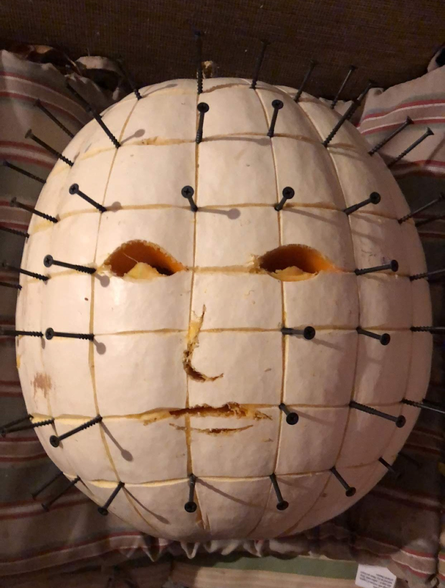 Hellraiser Pumpkin Carving | Utah Pumpkins