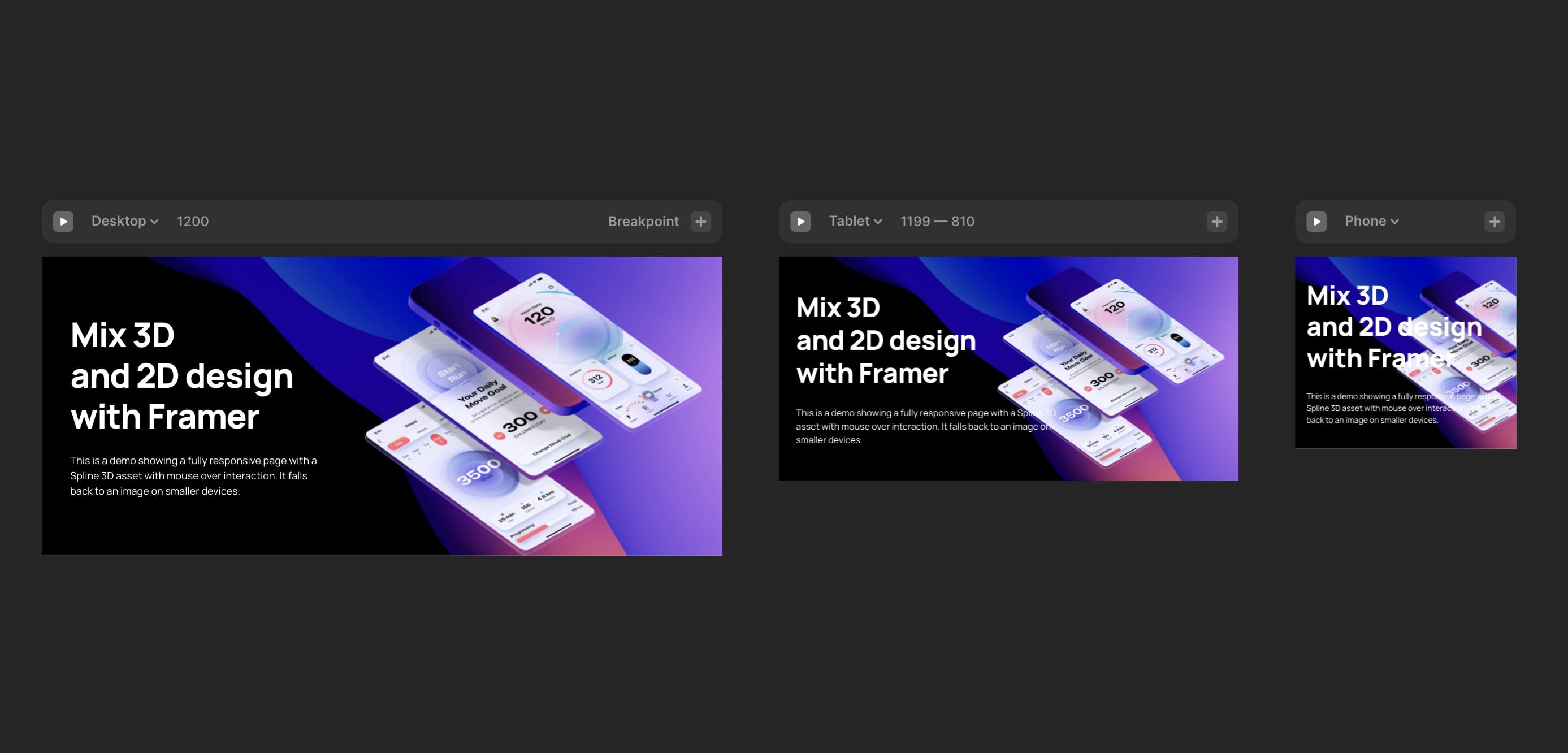 Stack and Adaptive Layout - Build a 3D Site Without Code with Framer - Design+Code