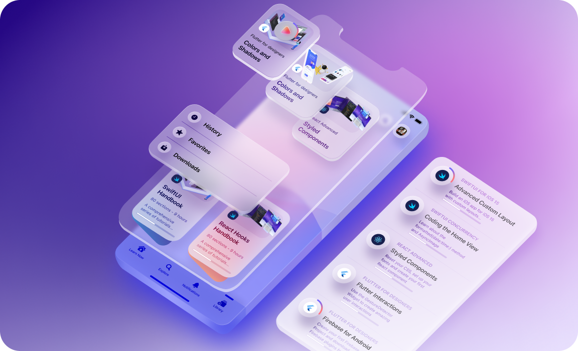 3D UI Perspective Design - Figma Handbook - Design+Code