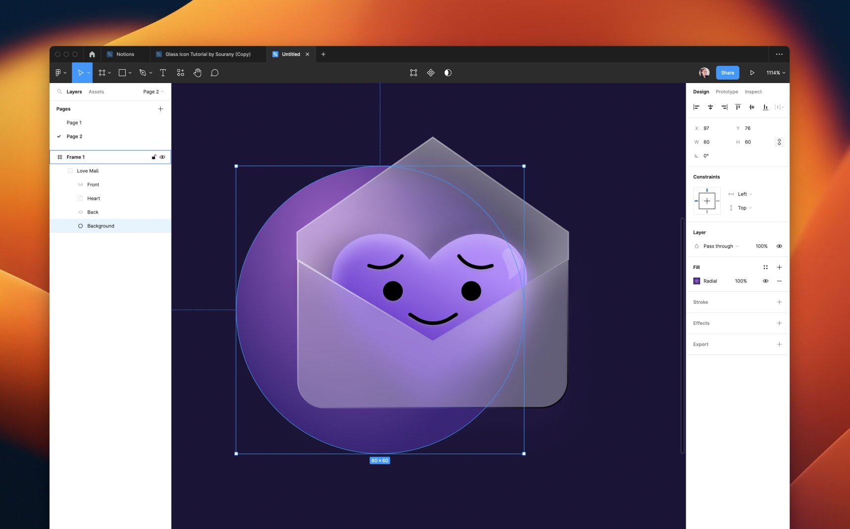 Glass Icon - Figma Handbook - Design+Code