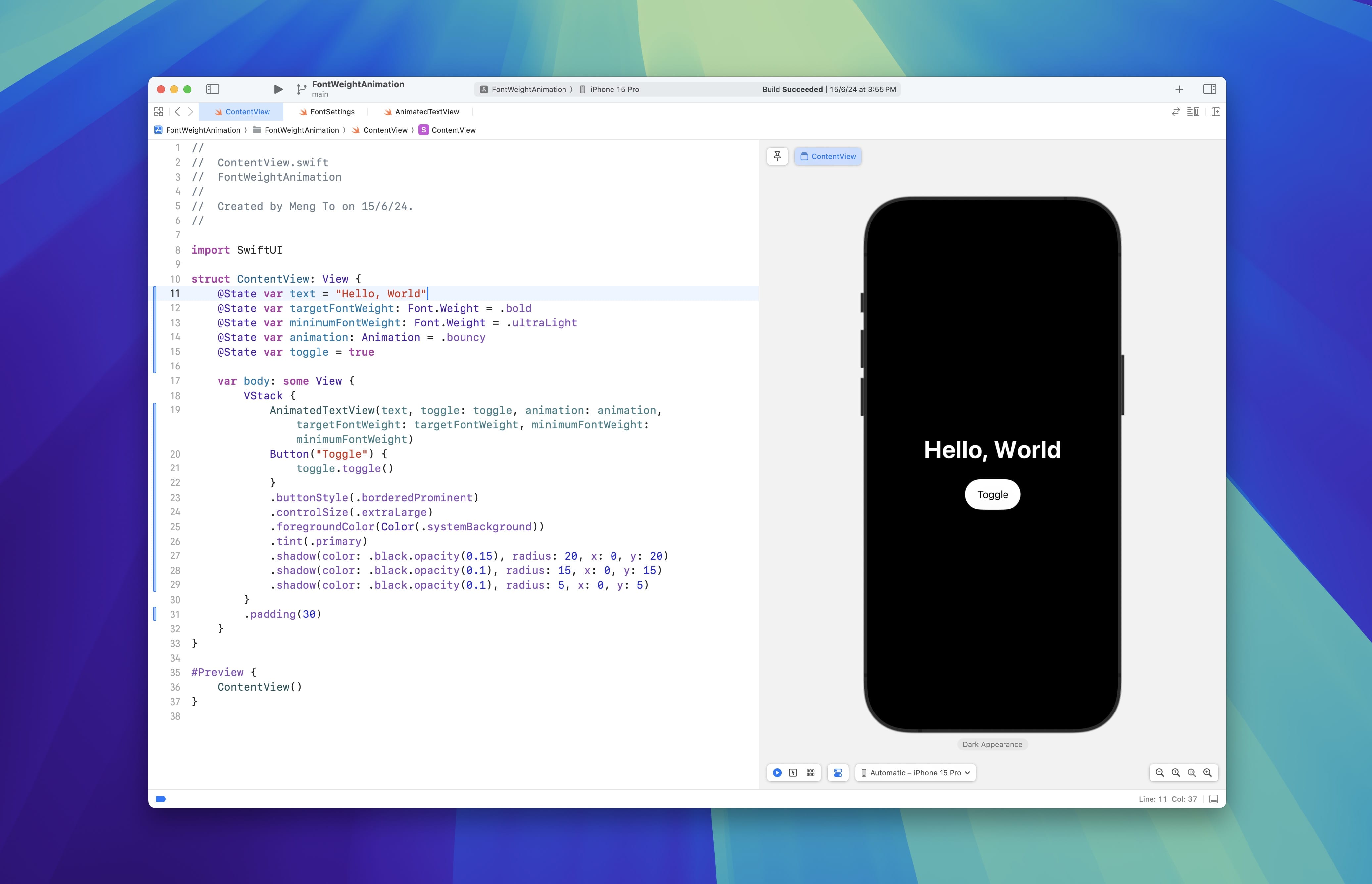 Font Weight Animation in SwiftUI - SwiftUI Handbook - Design+Code Font Weight Animation in SwiftUI - SwiftUI Handbook - Design+Code