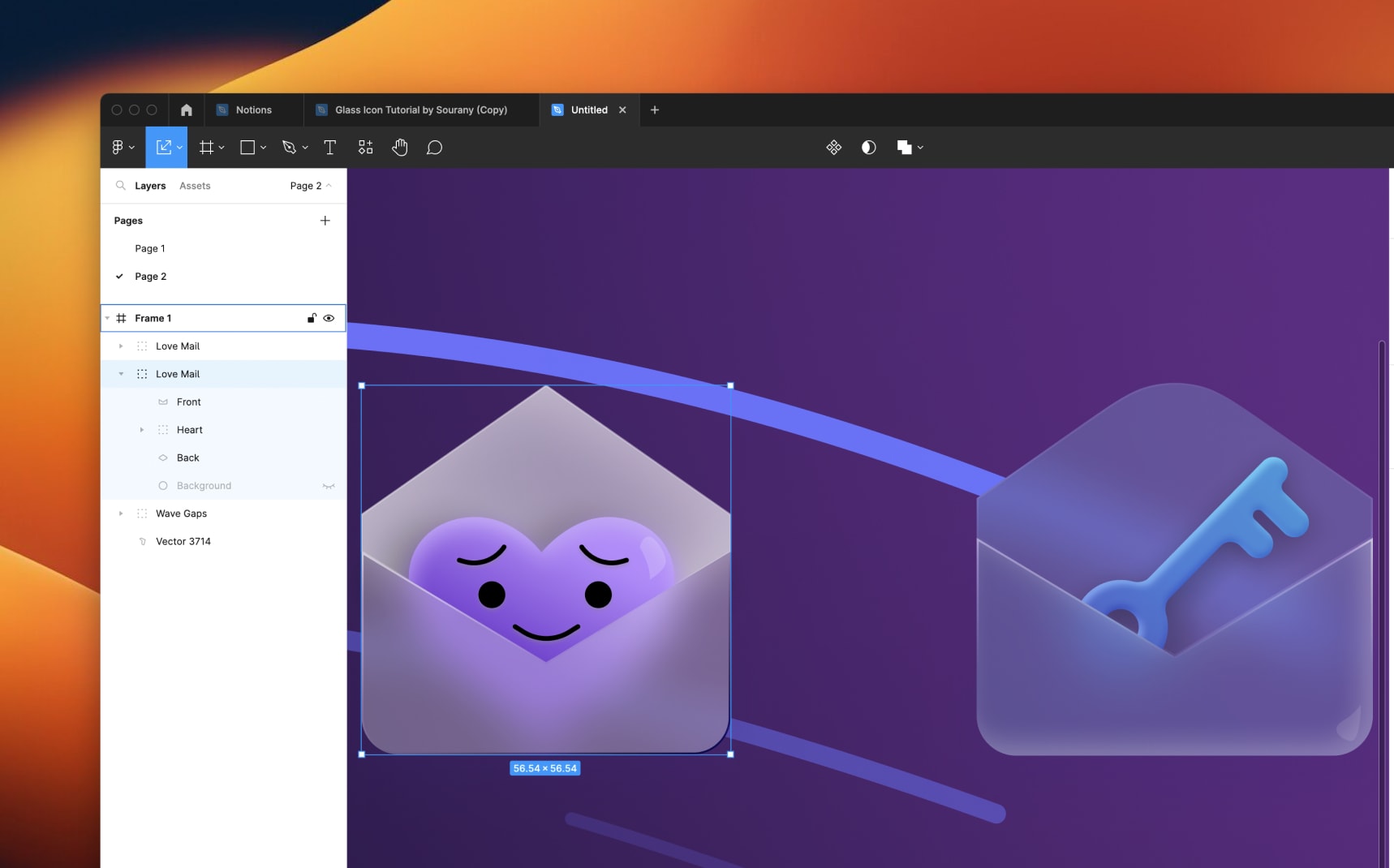 Glass Icon - Figma Handbook - Design+Code