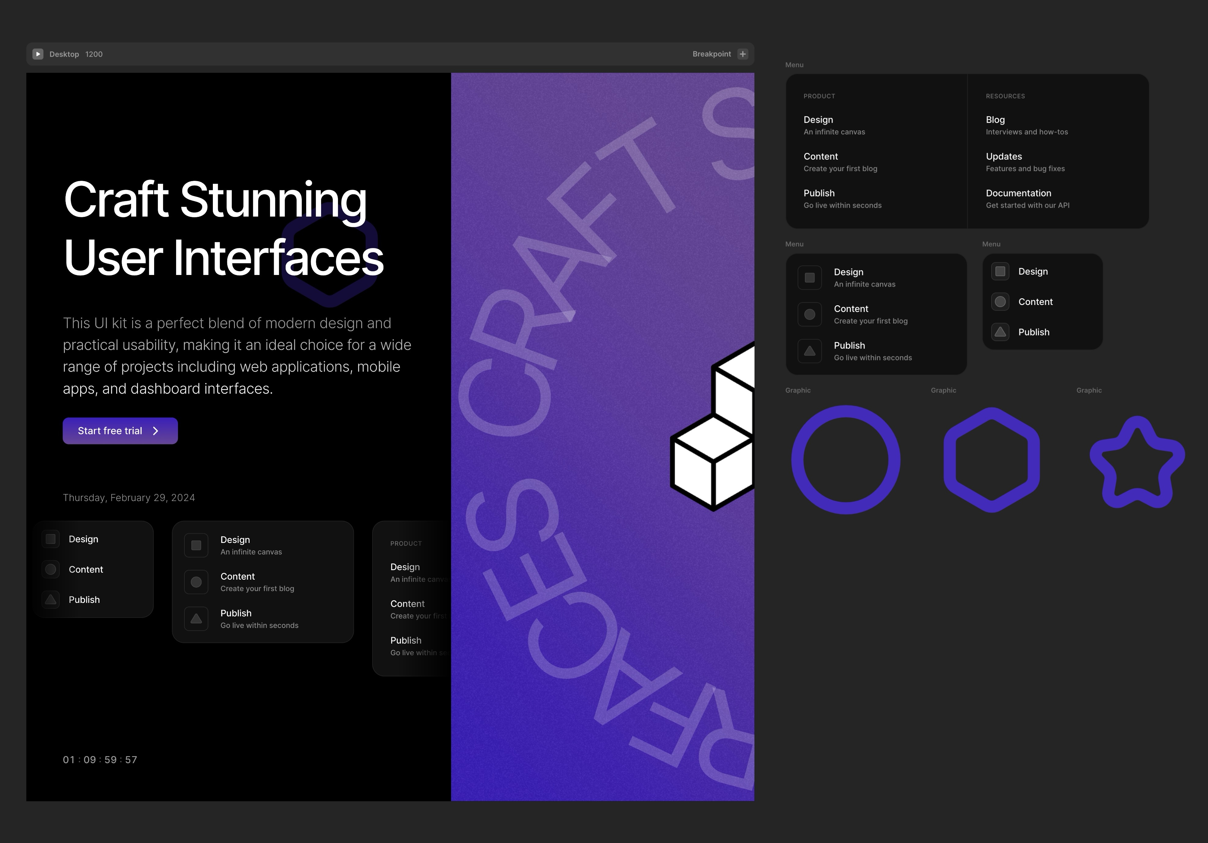 Text and Vector Animations - Master No-Code Web Design with Framer - Design+Code