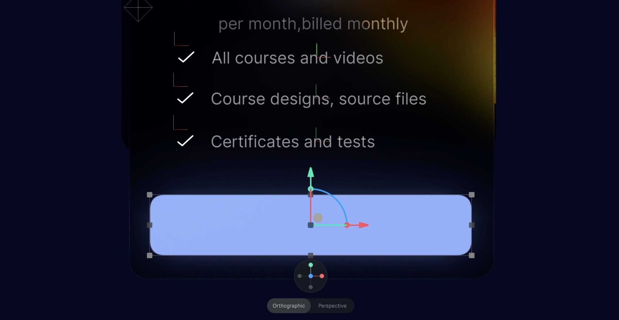Button Components - 3D UI Interactive Web Design with Spline - Design+Code