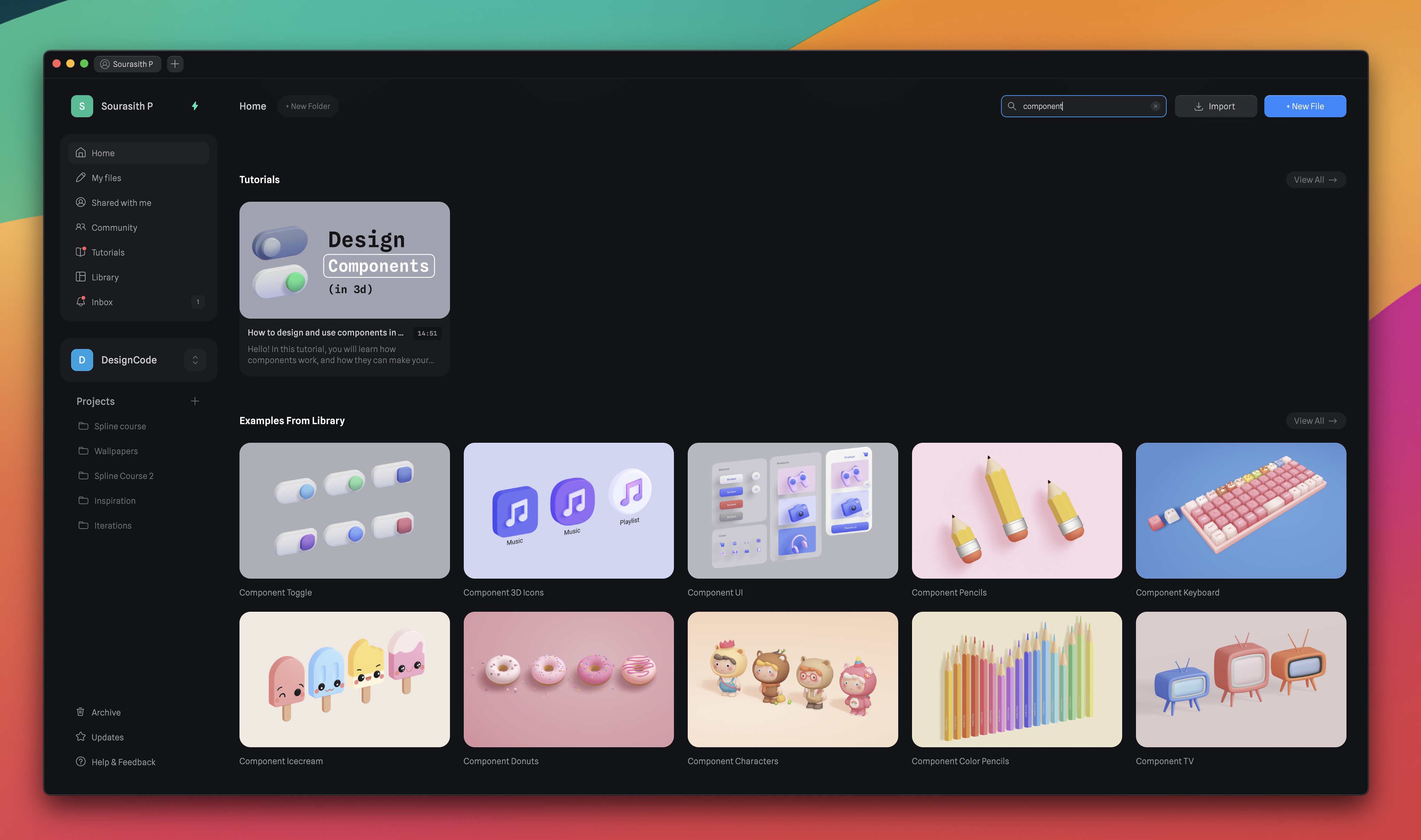 Button Components - 3D UI Interactive Web Design with Spline - Design+Code
