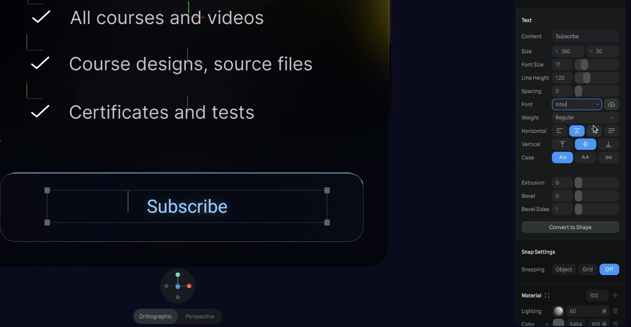 Button Components - 3D UI Interactive Web Design with Spline - Design+Code