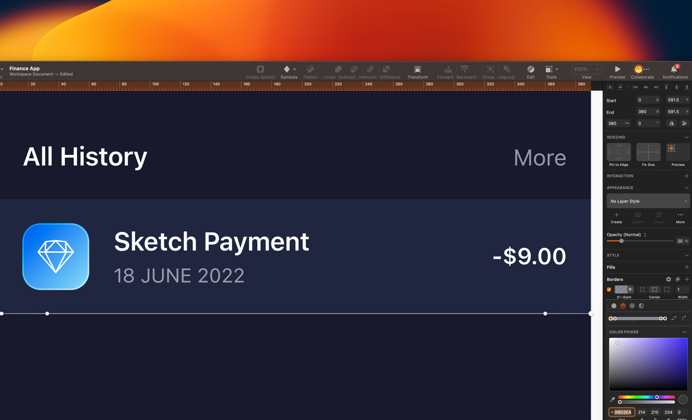 Colors and Gradients - UI Design for iOS 16 in Sketch - Design+Code