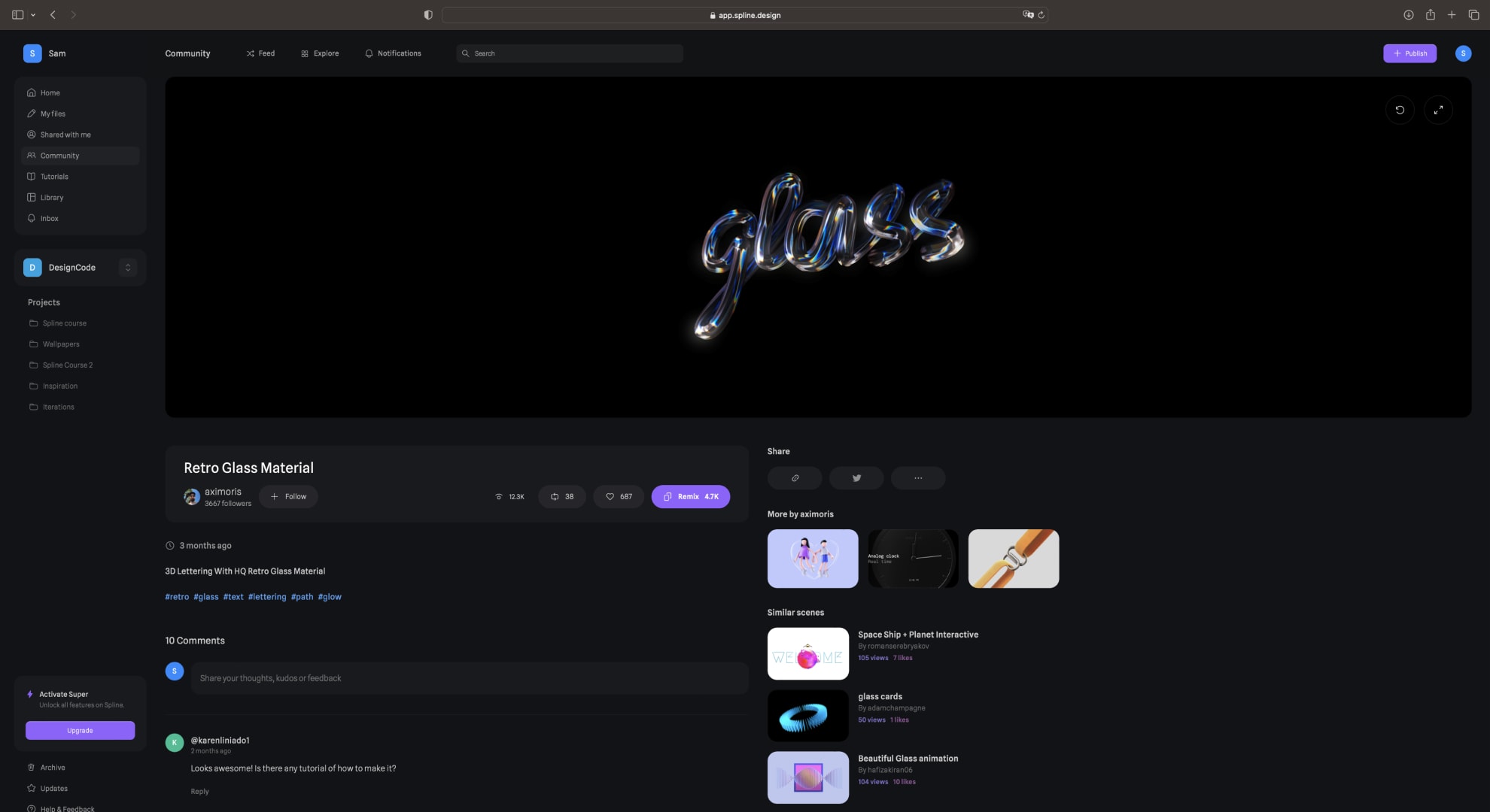 Introduction To Spline 3d Ui Interactive Web Design With Spline Design Code