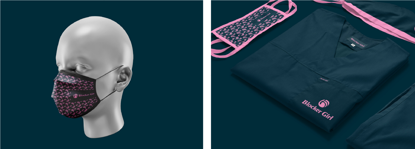 Projeto de Identidade Visual Blocker Girl | Pri Bellafronte