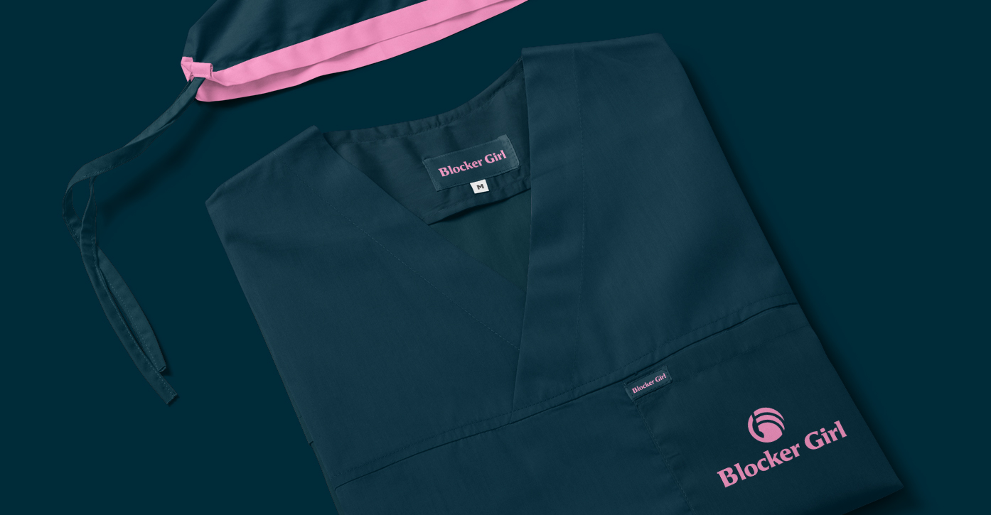 Projeto de Identidade Visual Blocker Girl | Pri Bellafronte