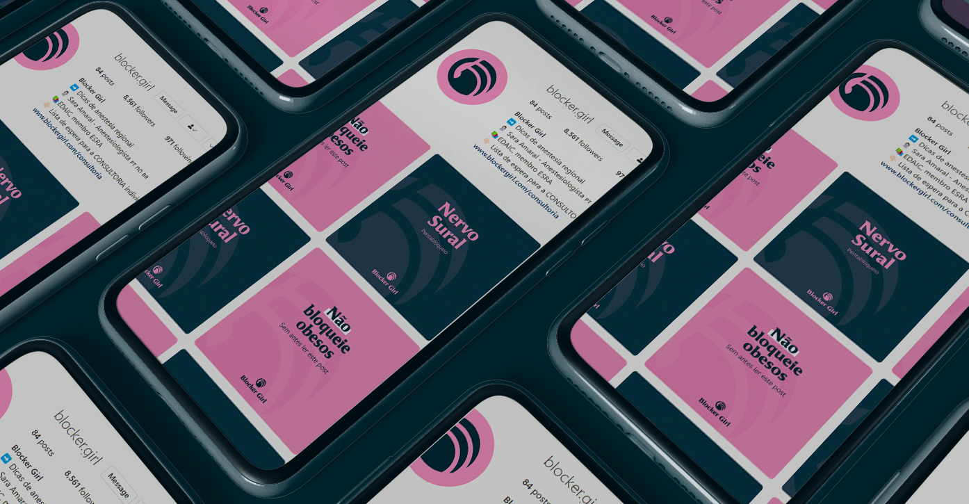 Projeto de Identidade Visual Blocker Girl | Pri Bellafronte