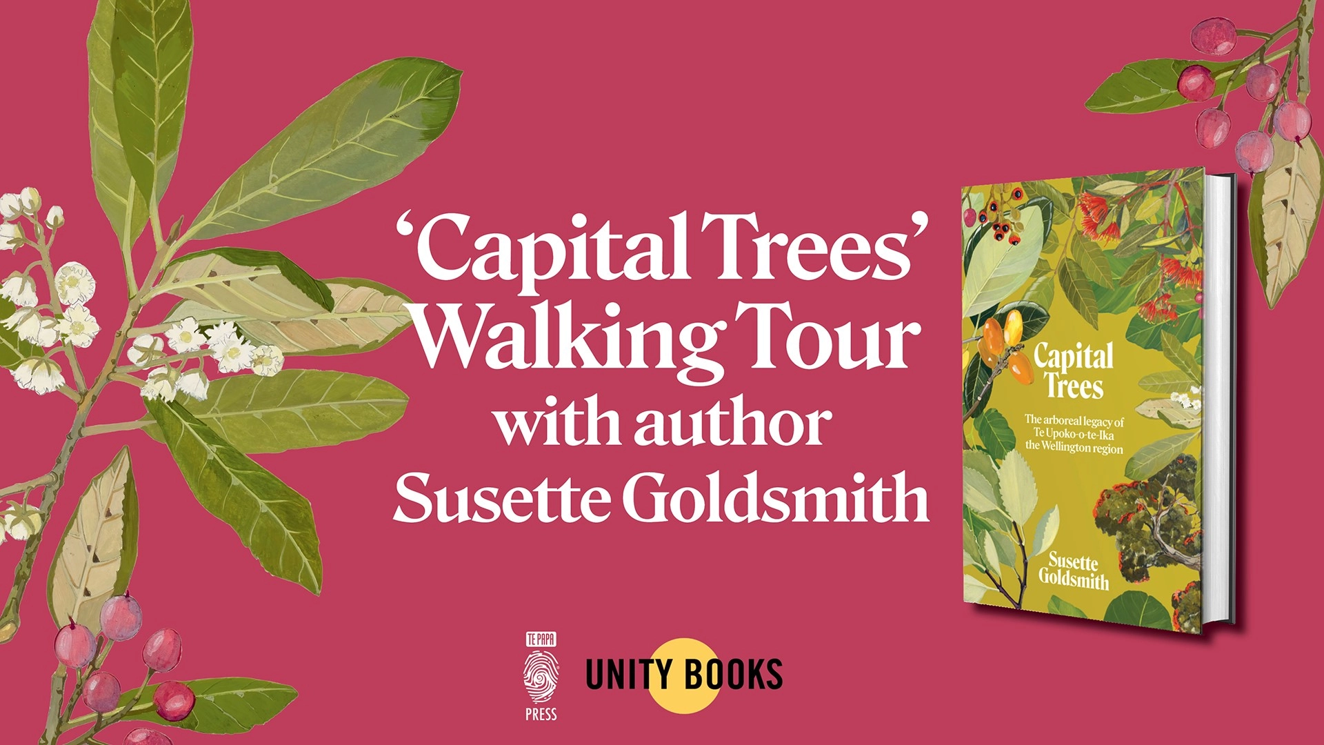 'Capital Trees' walking tour with author Susette Goldsmith | Wellington ...