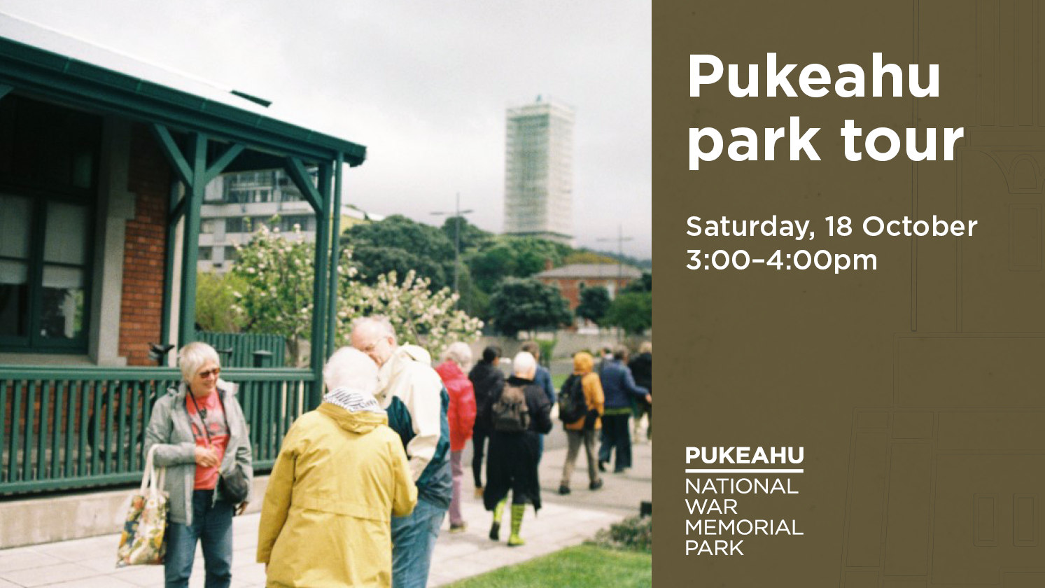 Pukeahu Park Tour | Wellington Heritage Festival
