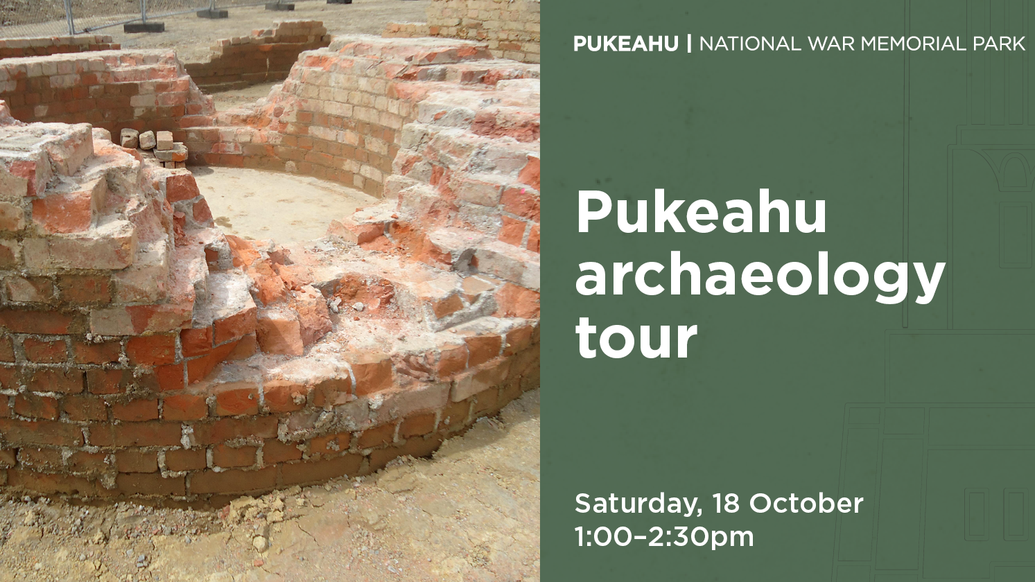 Pukeahu Archaeology Tour | Wellington Heritage Festival