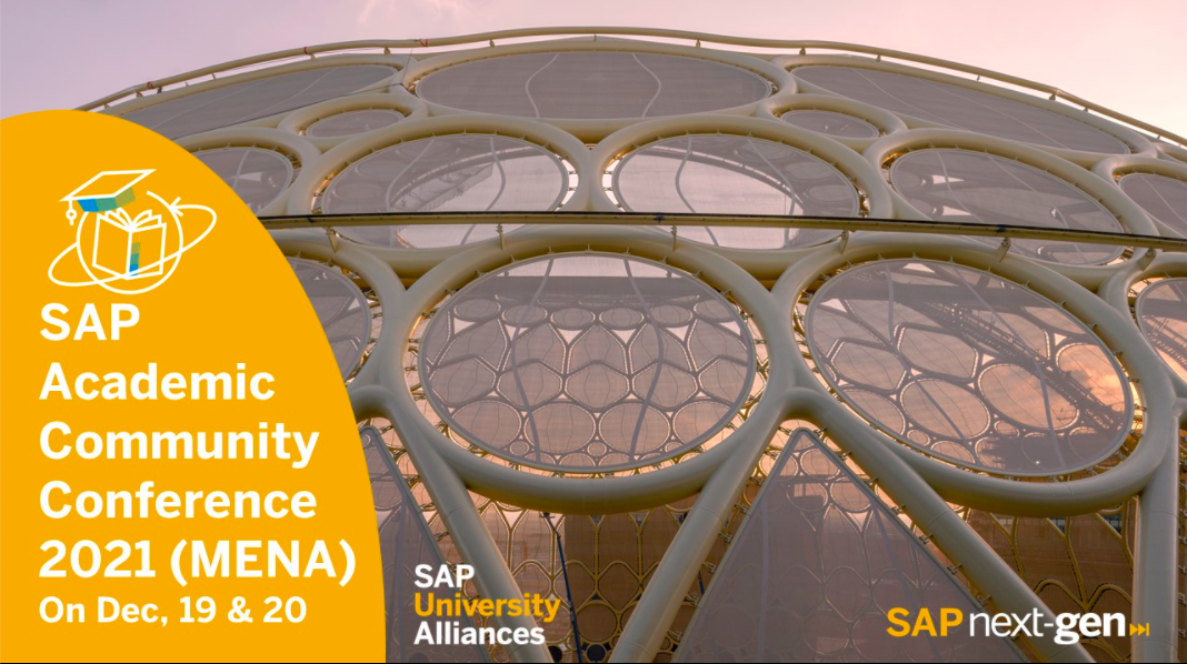 SAP Academic Community Conference MENA 2021 – 2nd edition | World Expo
