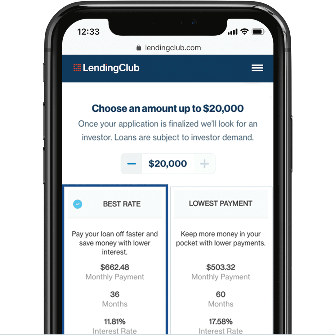 Online Personal Loans + Full-Service Banking at LendingClub
