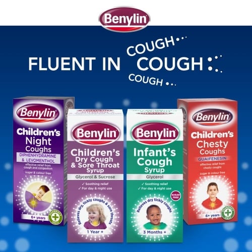 BENYLIN® Children's Dry Cough and Sore Throat Syrup