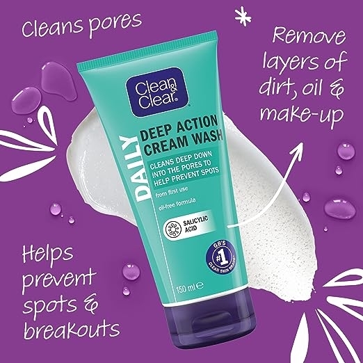 CLEAN & CLEAR® Deep Action Cream Wash - Helps Prevent Spots