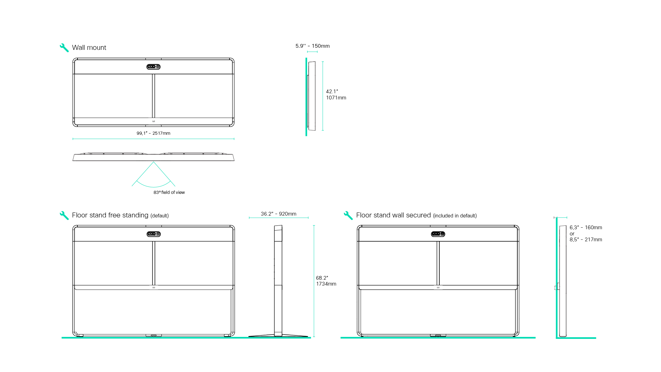Cisco Project Workplace | Webex Room 55 Dual