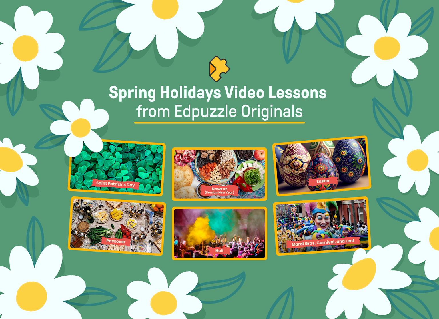 Spring Holidays Video Lessons: An Edpuzzle Originals Collection ...