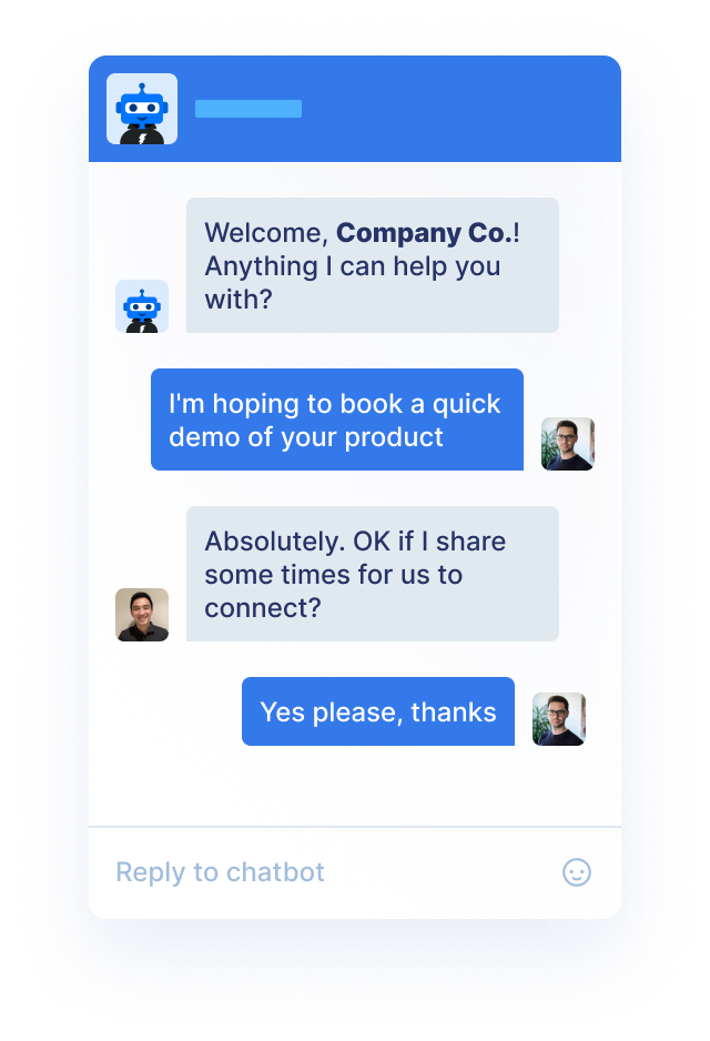 Conversational Marketing Solution with Targeted Chatbot | Clearbit