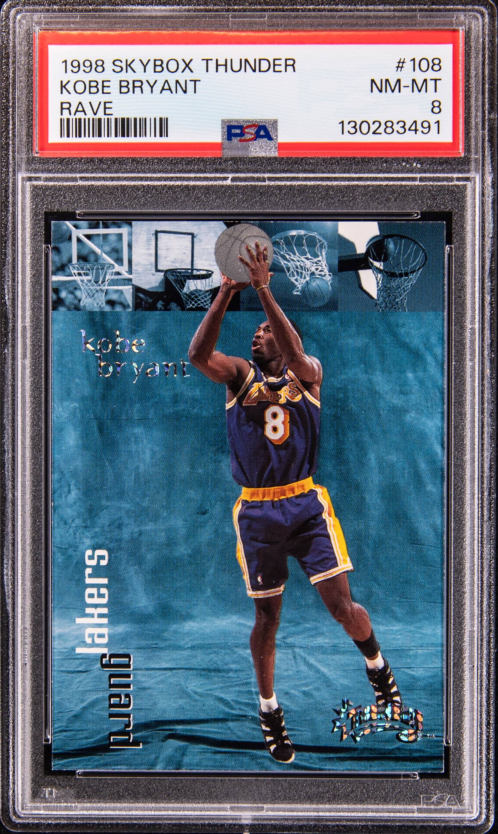 Kobe 1998-99 SkyBox Thunder Rave PSA 8 Sells | figoca