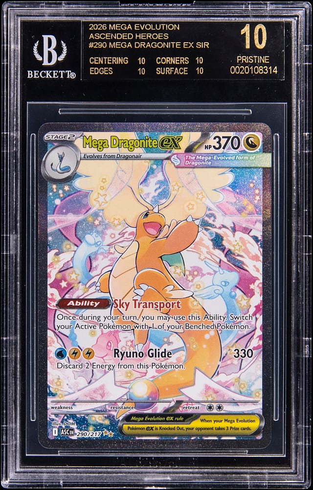 BGS Black Label Mega Dragonite ex SIR Sells for $29k | figoca