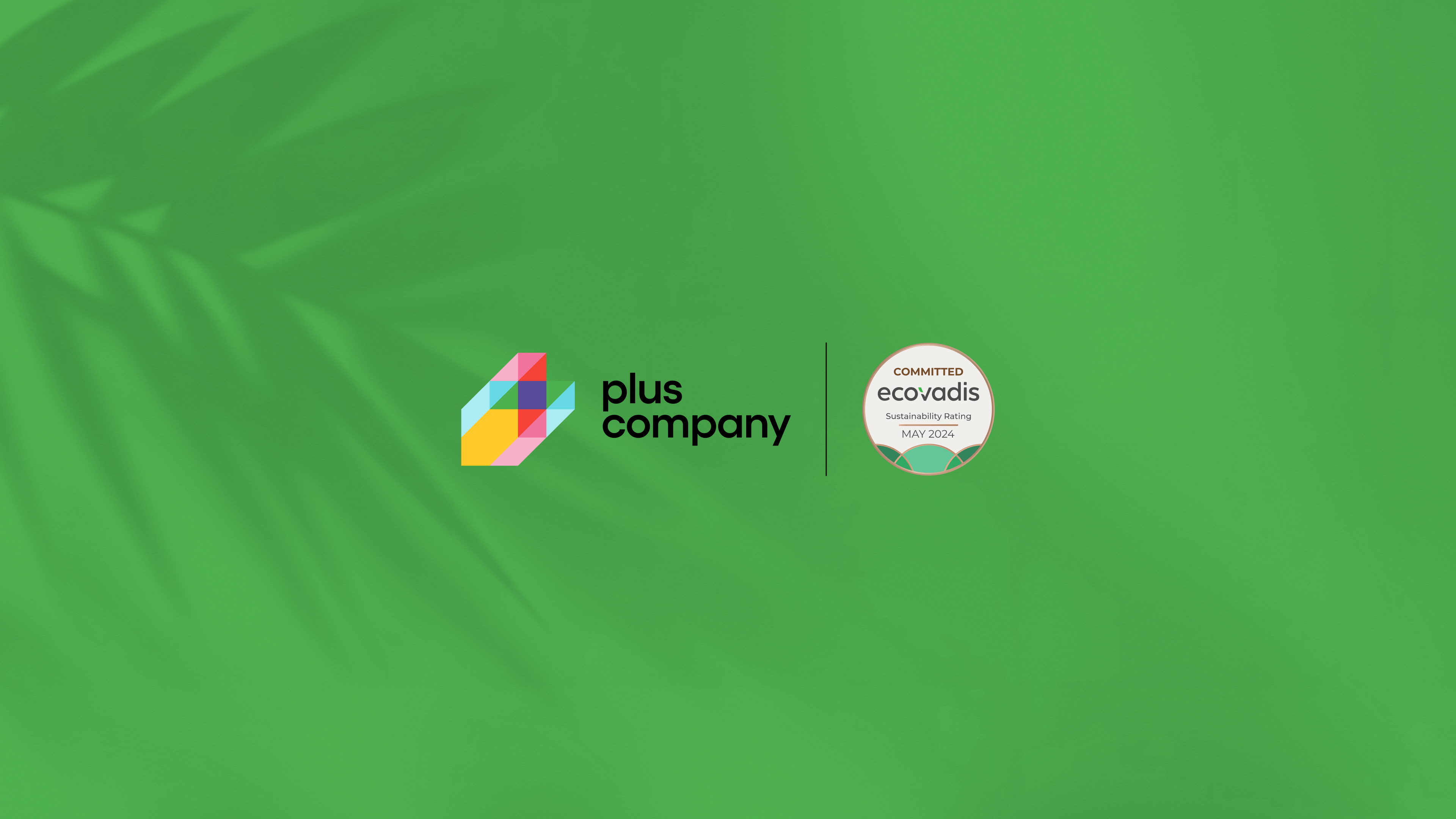 Plus Company earns EcoVadis Badge for its commitment to sustainability ...