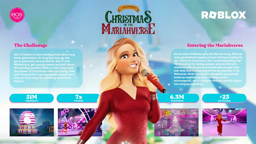 EOS brings the Queen of Christmas to the virtual stage for Gen Z | Plus ...