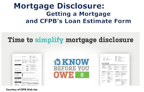 Mortgage Disclosure | The CFPB Loan Estimate Form | Bills.com
