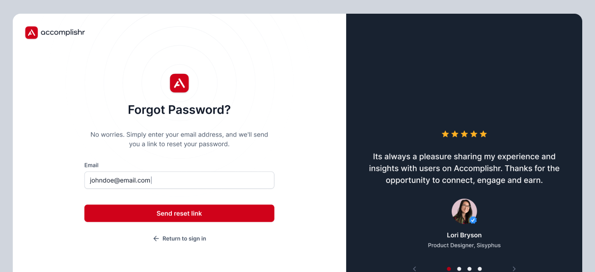 How to Reset Your Password