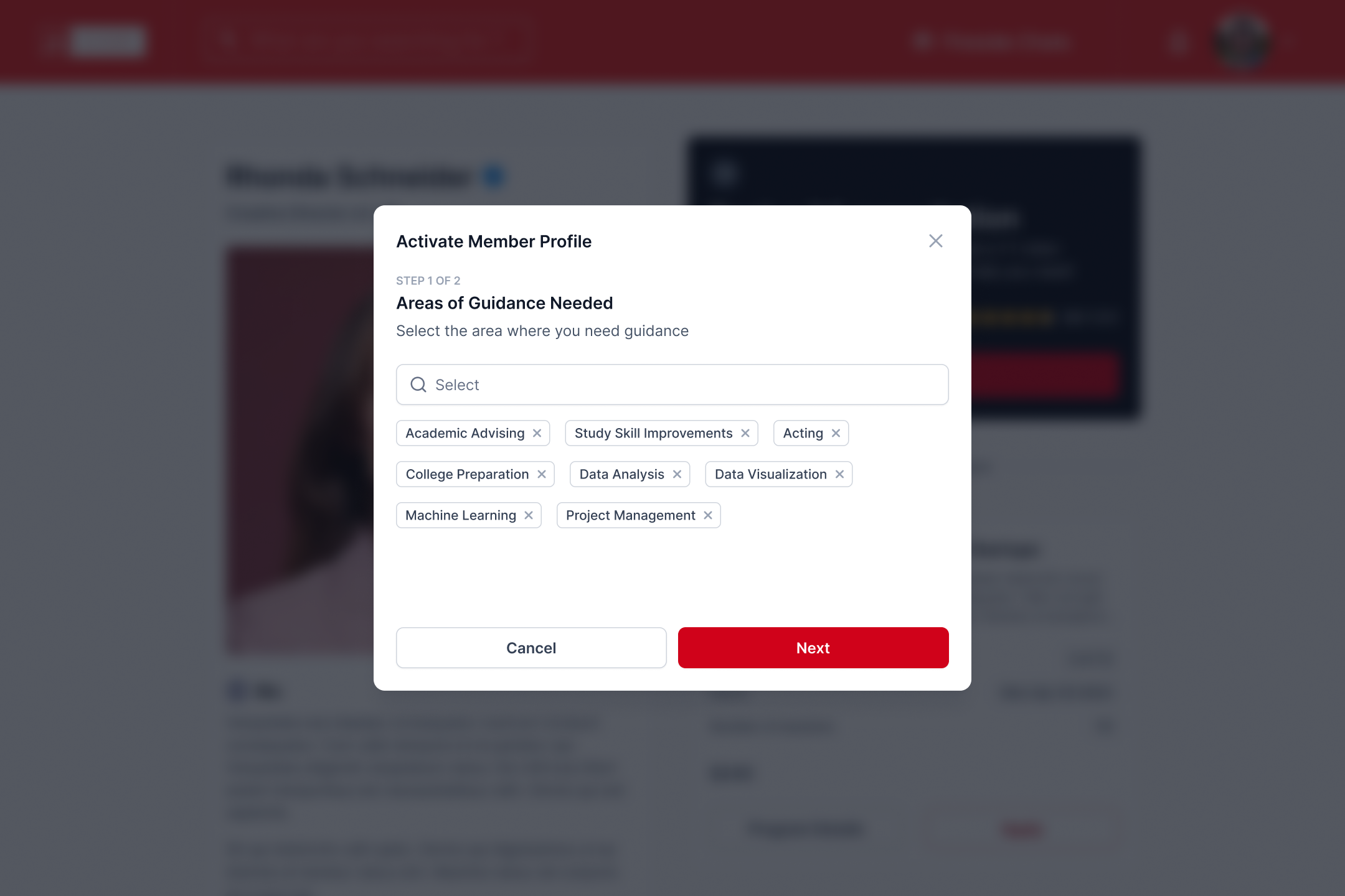 Dual Roles - How to Activate Member Profile as an Expert