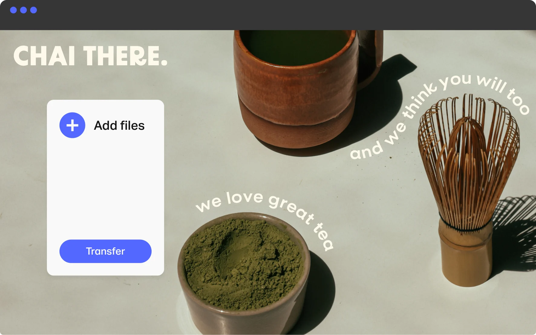 Create Your Custom Branded Space Online | WeTransfer