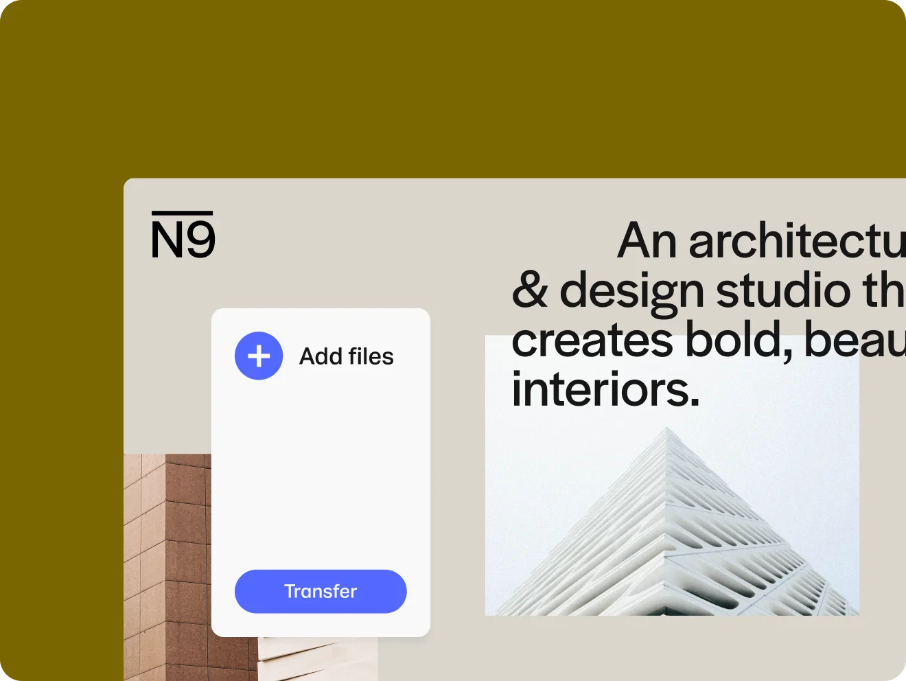 Create Your Custom Branded Space Online | WeTransfer