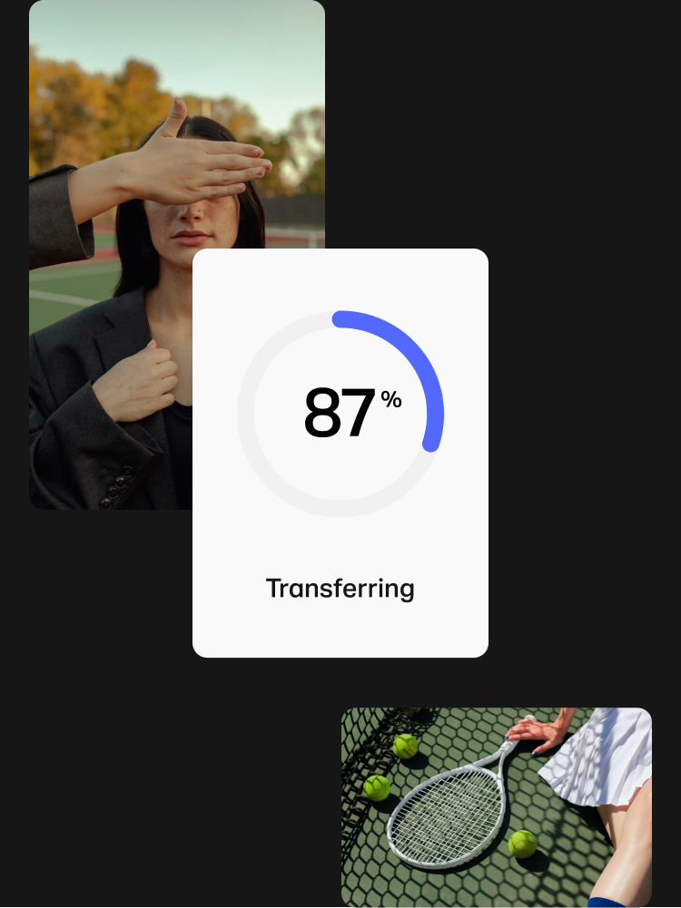 WeTransfer features