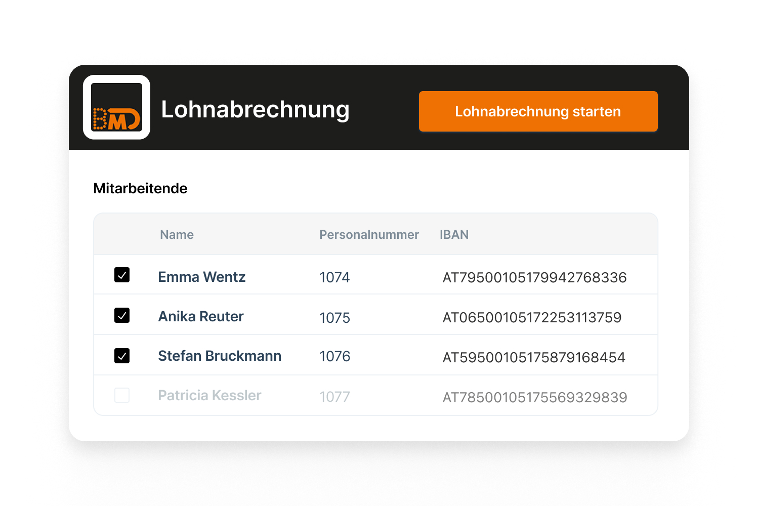 Integration mit BMD Lohnverrechnung | Personio