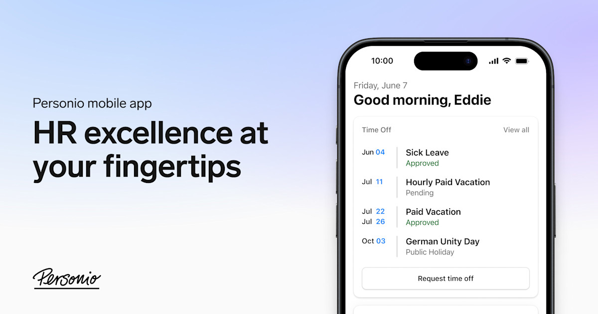 HR App | Mobile HR Access | Personio