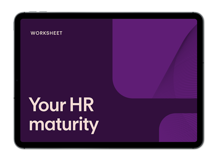 Your HR maturity worksheet | Personio