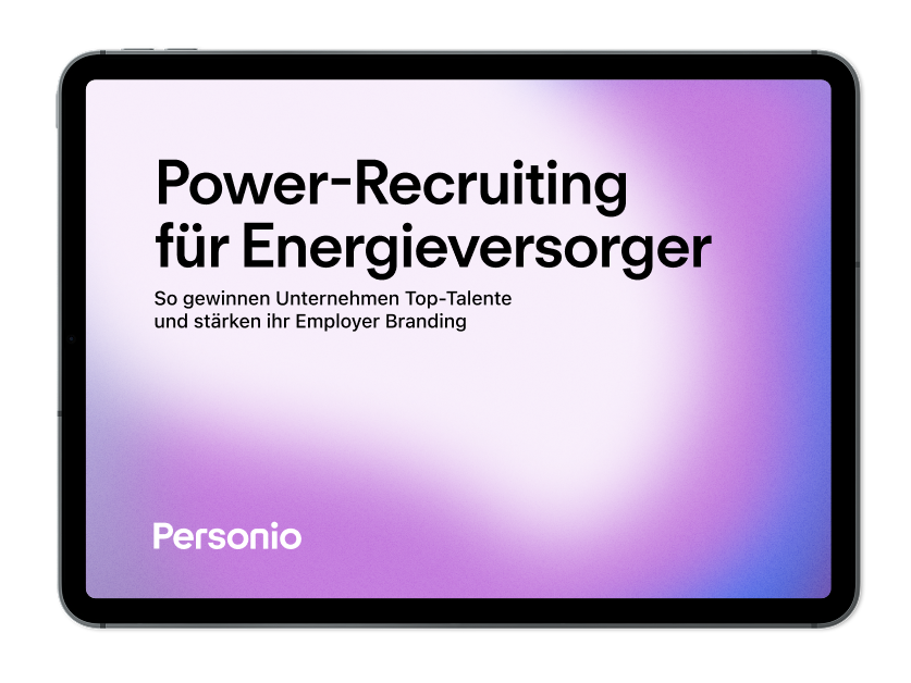 Download: Power Recruiting für Energieversorger | Personio