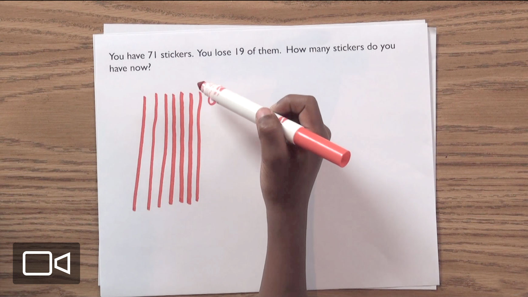 What second-grade academic skills typically look like in action