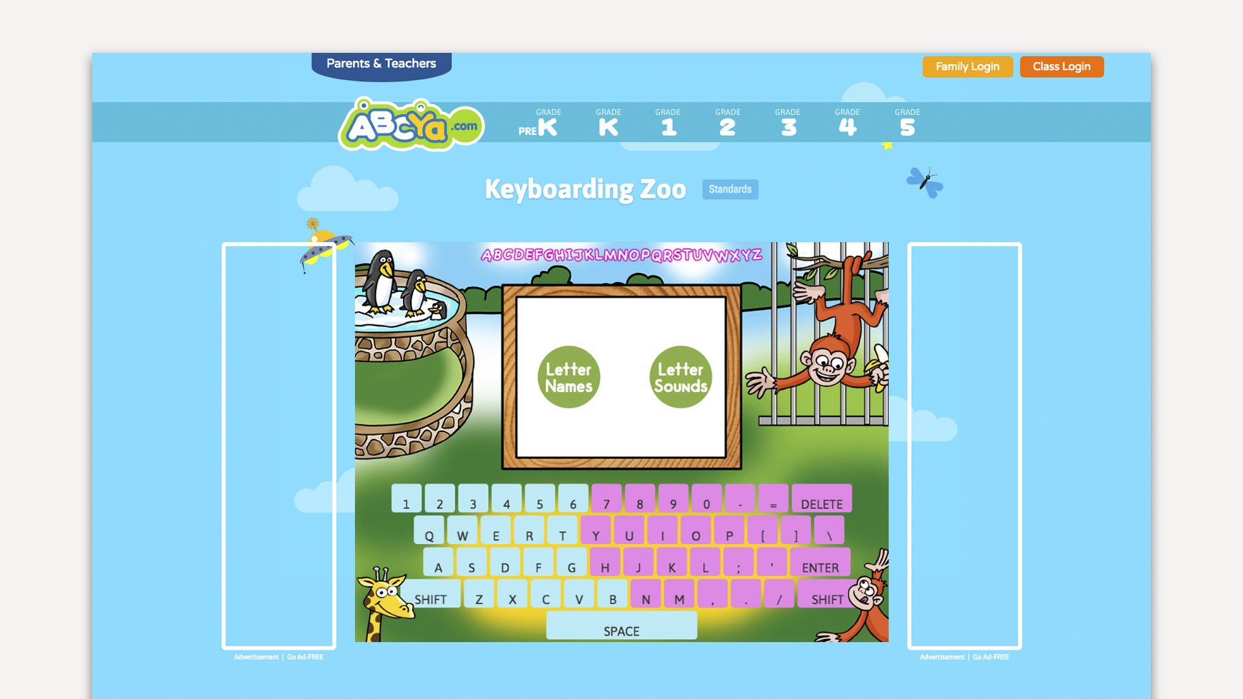Abcya Keyboard Zoo