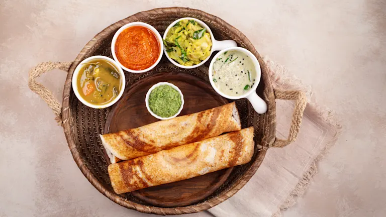 Dosa with Date-Ginger Chutney: Dosha-Balancing Recipe