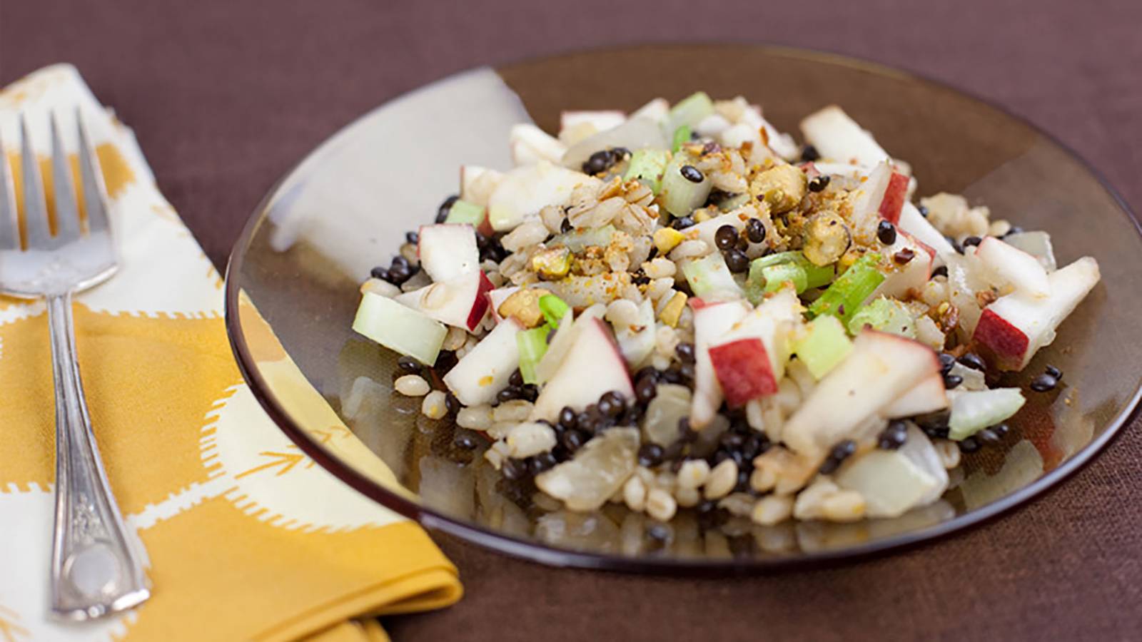 Barley Apple Pilaf Recipe